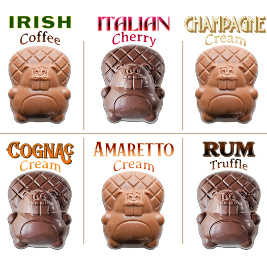 BOX OF 6 CHOCOLATE CREAM FILLED BEAVERS - NEW FLAVORS! – Liquor Whaaat?!