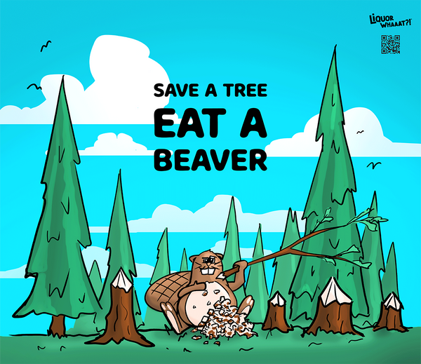 Beaver Eating Tree
